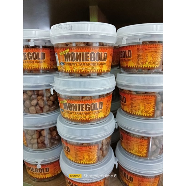 ORIGINAL Moniegold Chewy Tamarind candy 80grams per jar/no artificial ...