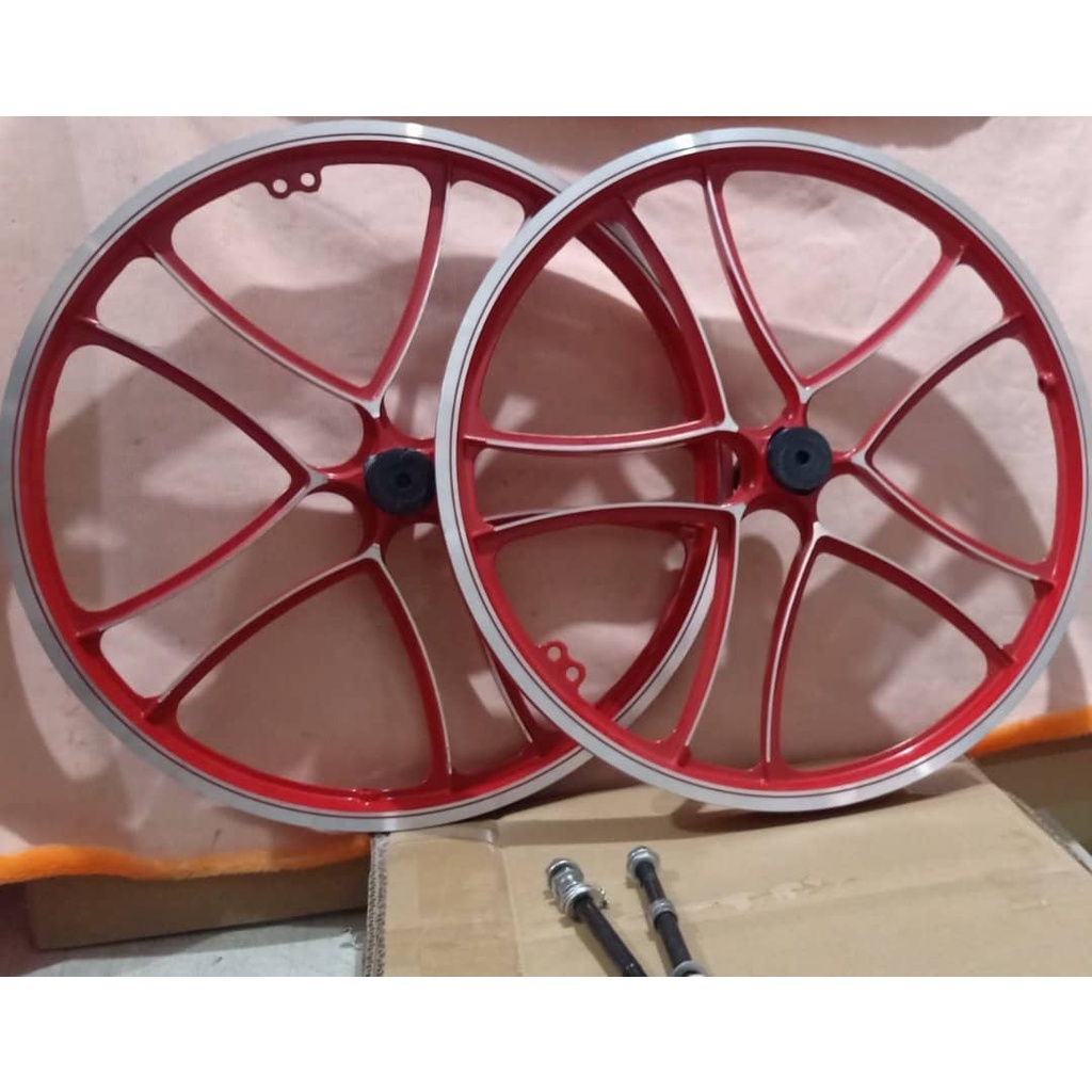 Bicycle Mags for "BMX 20 x 1.75" double thread (pair) | Shopee Philippines