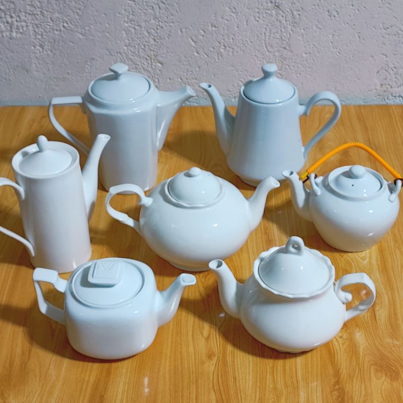 Japan Product White Japanese Teapot, Porcelain Tea Pot | Shopee Philippines