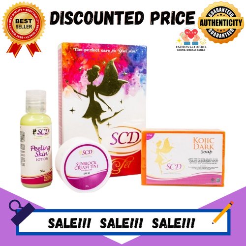 SET SCD SMALL Original SCD Peeling Skin Lotion 50 ml Set | Shopee ...