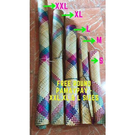 Banig Native Sleeping Mat (Karagumoy) from Bicol FREE Round Pamaypay ...