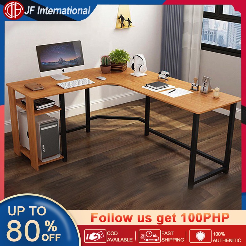 Computer desk Modern minimalist corner desk Home desk Simple double ...