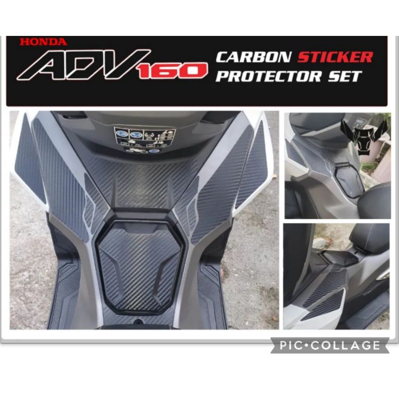 Honda ADV 160 CARBON STICKER TANK PAD STICKER SET | Shopee Philippines