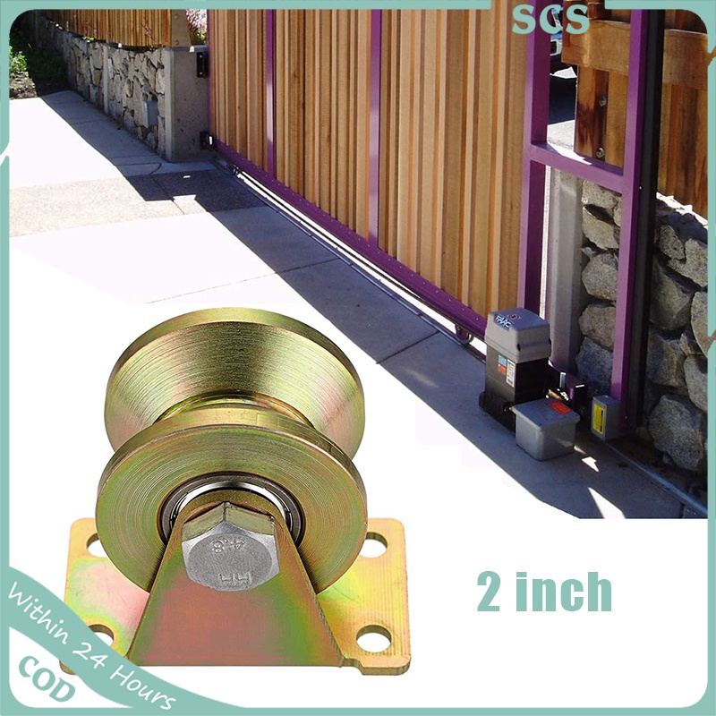 2" V-Groove Wheel Heavy Duty Sliding Gate Casters for Rolling Gate ...
