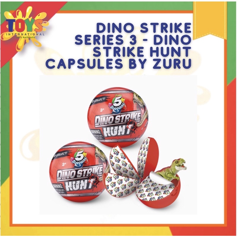 Dino Strike Series 3 - Dino Strike Hunt Capsules by ZURU | Shopee ...