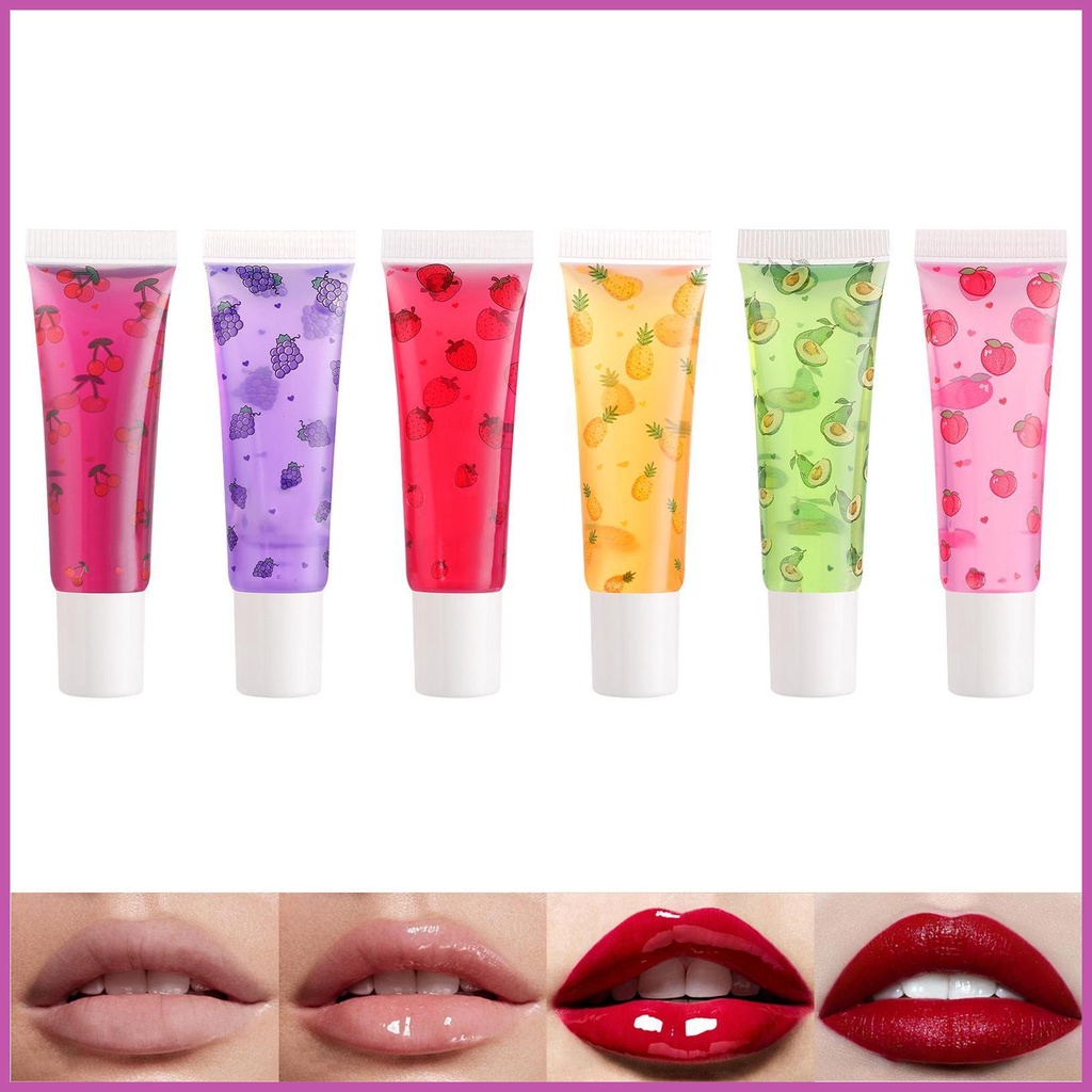 Fruity Lip Hydrating Lip Balm Moisturizing Lip Gloss Liquid Lipstick ...