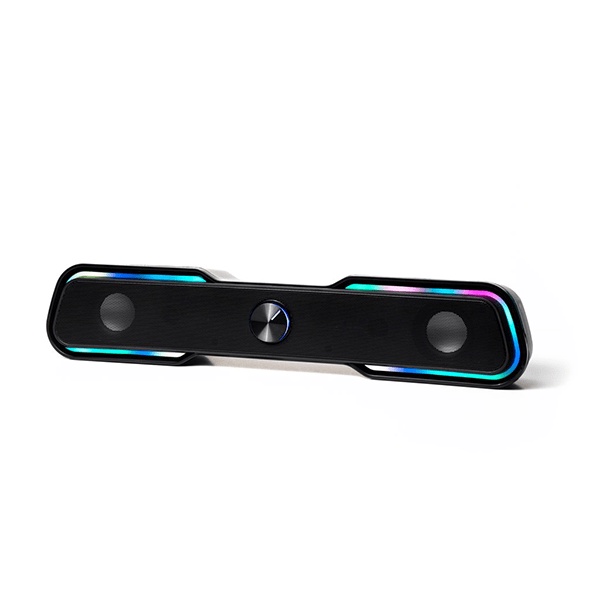 HP DHE-6002 WIRED PORTABLE GAMING SOUND BAR SPEAKER LED LIGHT WITH ...