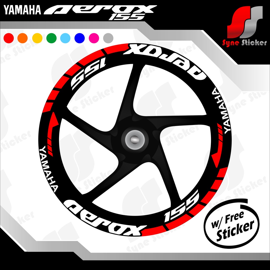 Aerox 155 Mags Sticker Decals Set Pair ( Front & Back ) | Shopee ...