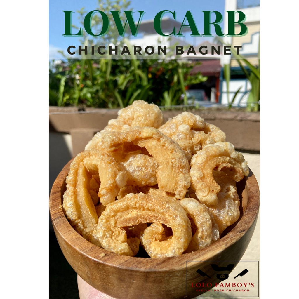 20 packs LOW CARB CHICHARON BAGNET Lolo Pamboy's Chicharon | Shopee ...