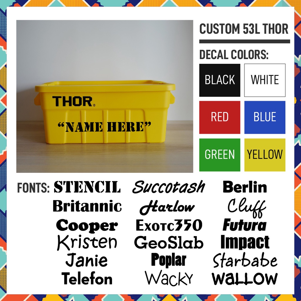 PERSONALIZED ORIGINAL THOR STORAGE BOXES FOR GIFTS OCCASSIONS EVENTS ...