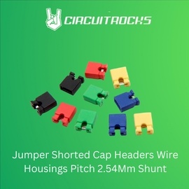 Jumper Shorted Cap Headers Wire Housings Pitch 2.54Mm Shunt | Shopee ...