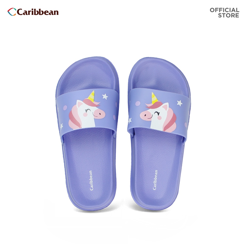Caribbean Kids - Girls Slides: Jewel (Purple) | Shopee Philippines