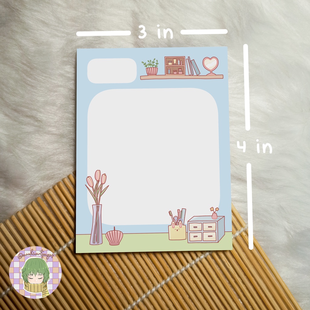 HAPPY SPACE | Memo pads | Notepad | NOT sticky | Easy Peel | Shopee ...