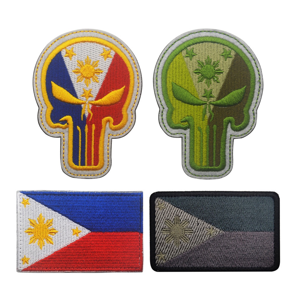 3D Embroidered Army Fan Badge Velcro Patch Punisher Tactical Armband ...