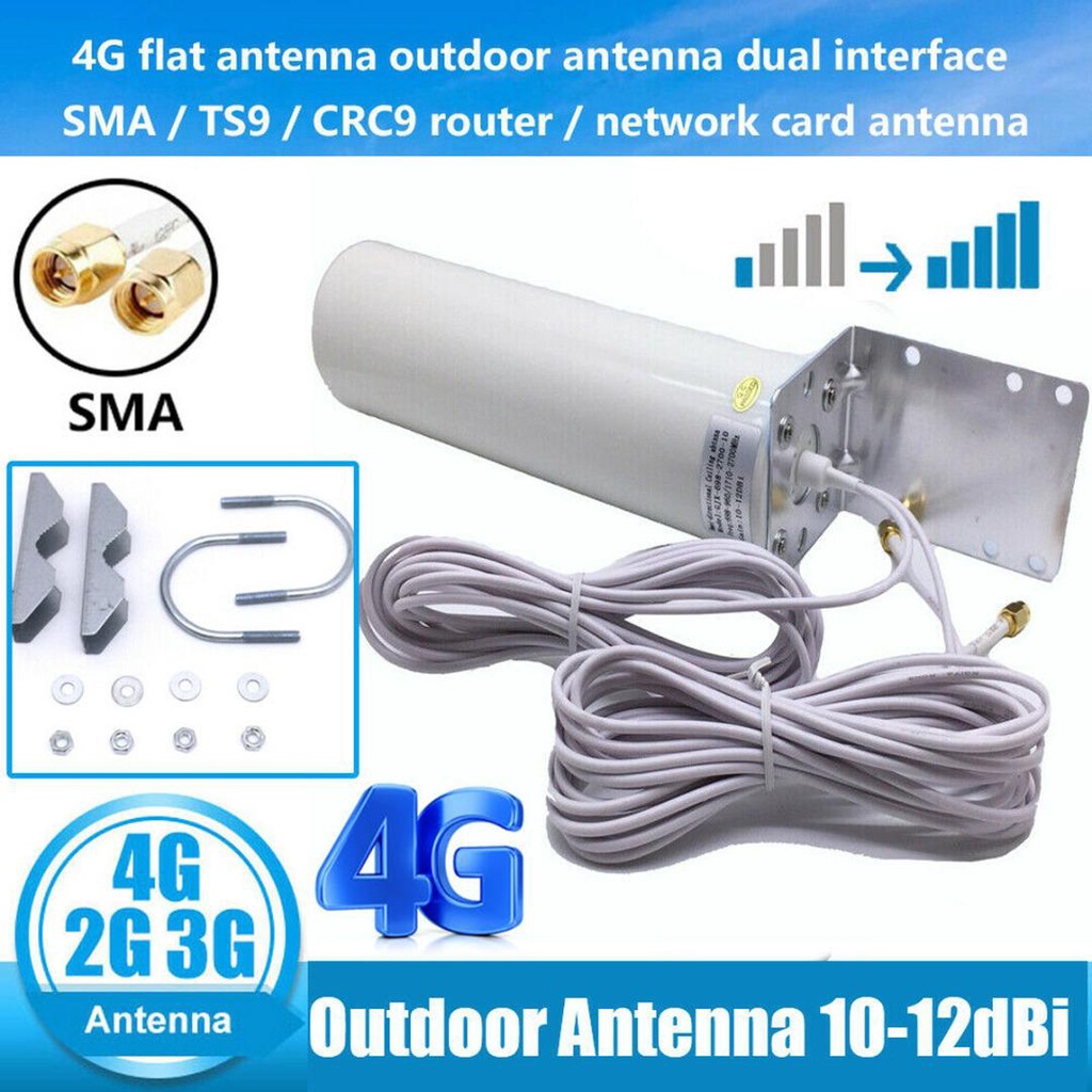 4G LTE Antenna 3G 4G External Outdoor Antenna Outdoor Antenna With 5m ...