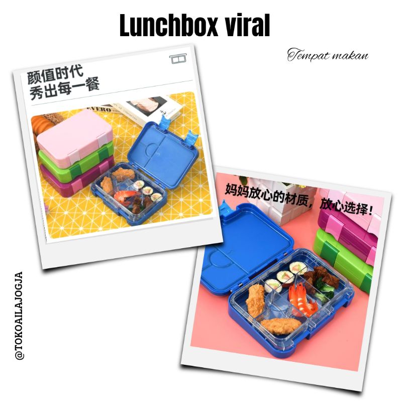 Viral lunchbox (yumbox) | Shopee Philippines