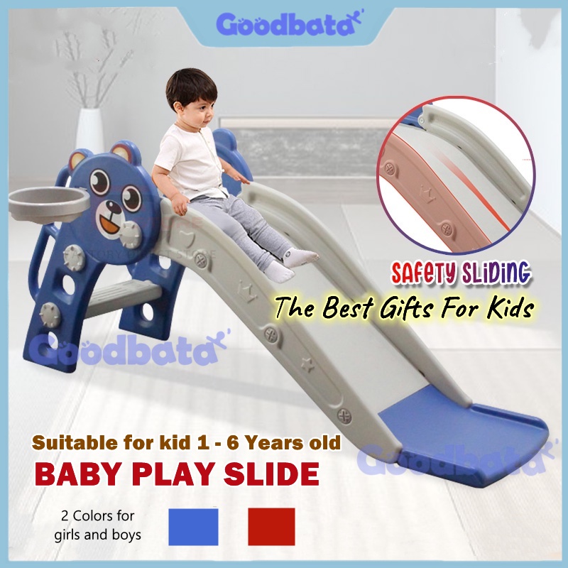BEAR SLIDE Children Slide Playground Indoor Home DIY Kids Slide w ...