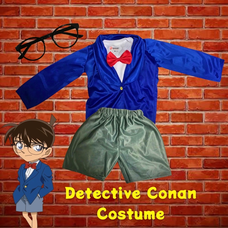 Detective Conan Costume (1-4 yrs old) | Shopee Philippines