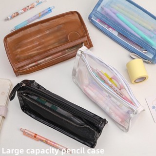 single layer double layer pencil case Three-dimensional pen bag Nylon ...