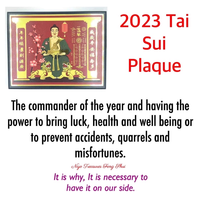 2023 Tai Sui Plaques | Shopee Philippines