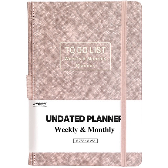 WORPICE To Do List Notebook - Undated Daily Planner with TO-DO List ...