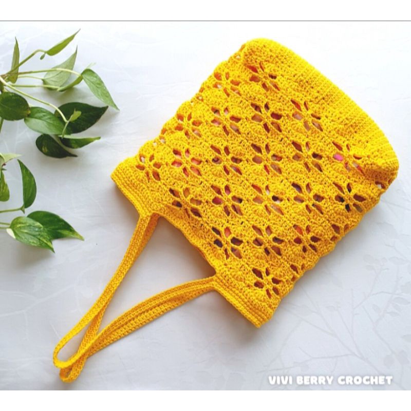 Handmade Crochet Tote Bag | Shopee Philippines