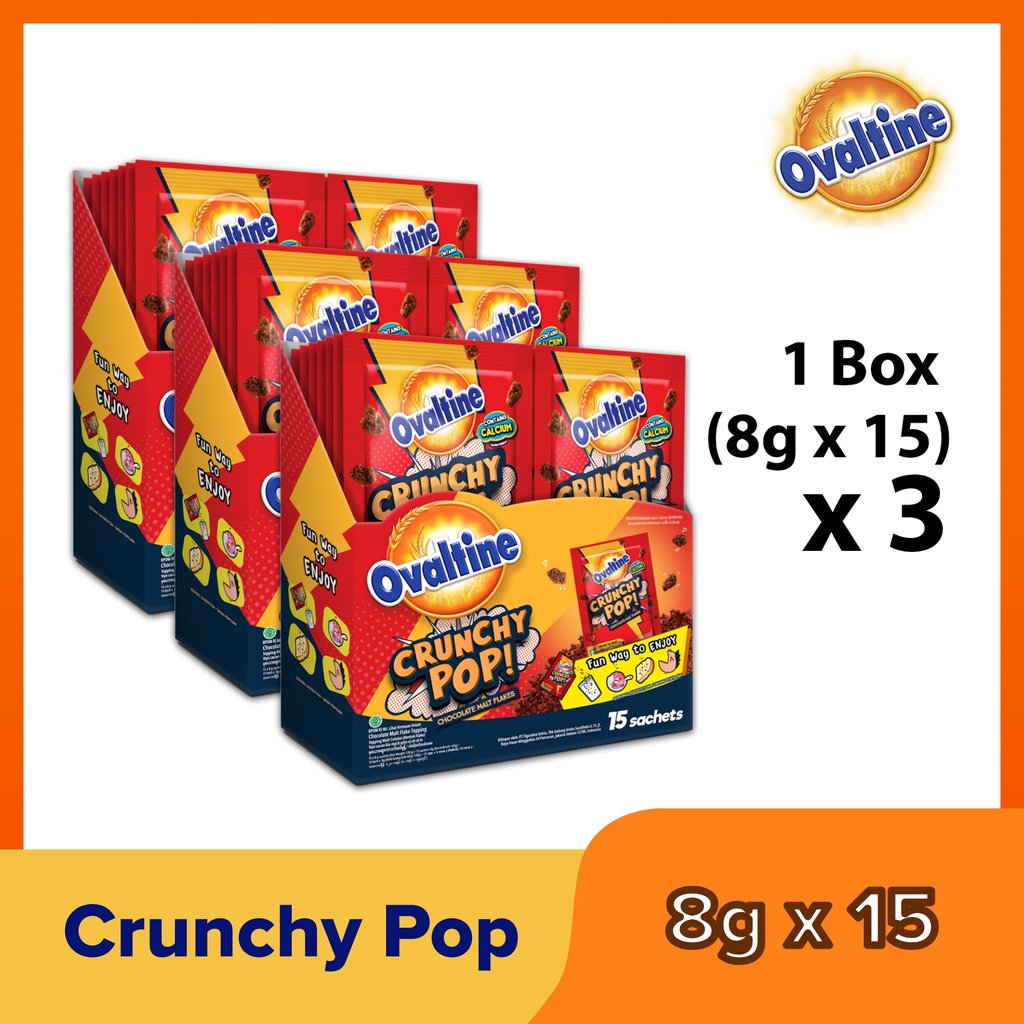 Ovaltine Crunchy Pop! 8g in Display Box (15s) Set of 3 | Shopee Philippines