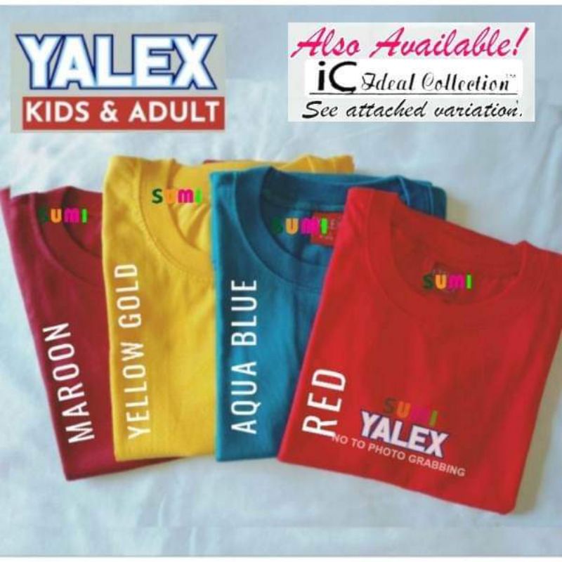 YALEX PLAIN SHIRTS | Red, Maroon, Yellow Gold, Aqua Blue For Kids ...