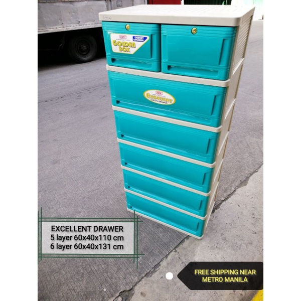 Zooey excellent drawer durabox 6 layer (free shipping within ...