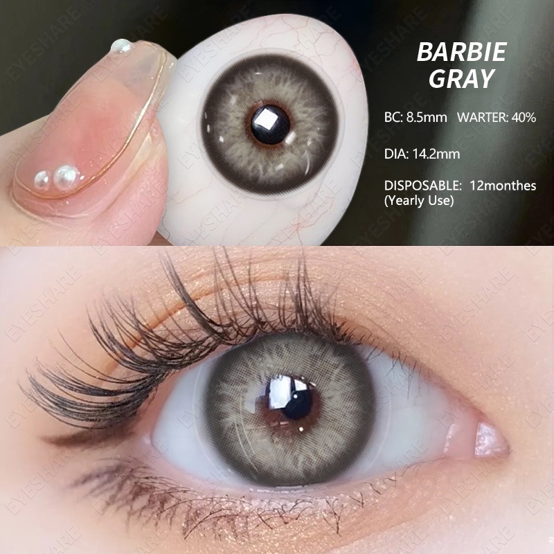 EYESHARE BARBIE series brown contact lens Natural big eye contact ...