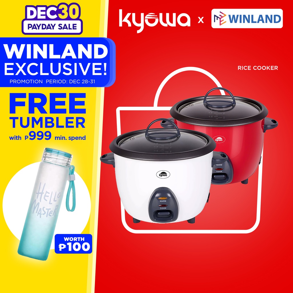 KYOWA by Winland Rice Cooker 0.6L serves 3cups of Rice 350watts KW-2035 ...