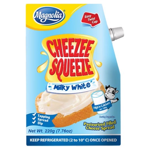 Magnolia Cheezee Spread Milky White 220g | Shopee Philippines