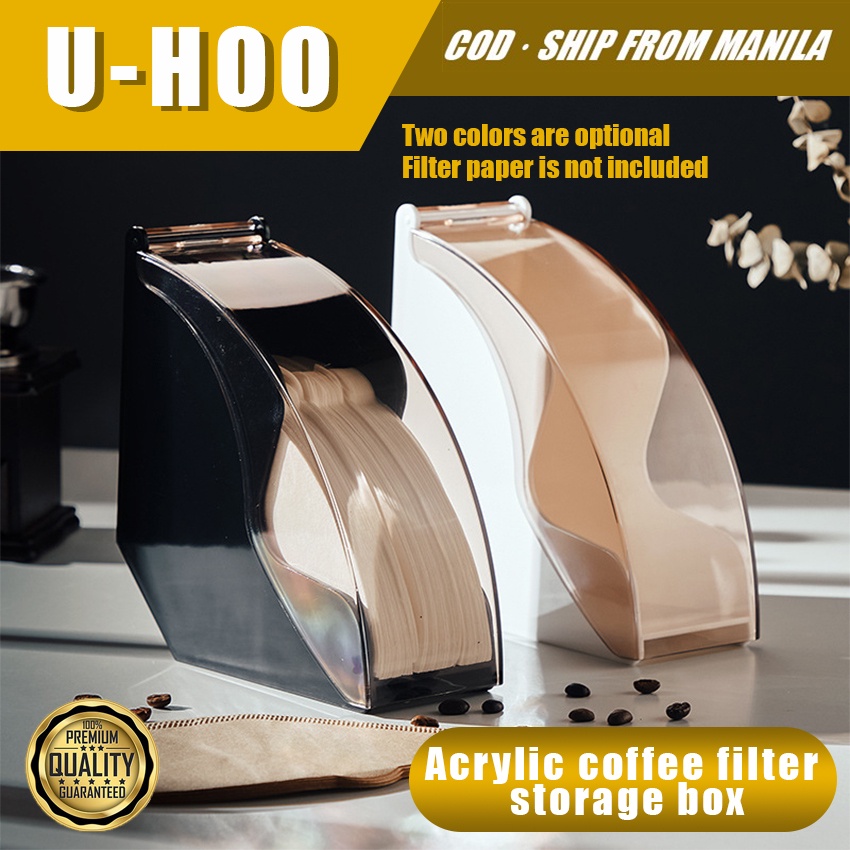 Acrylic V60 Hand Drip Coffee Filter Holder Shelf Dustproof Container ...