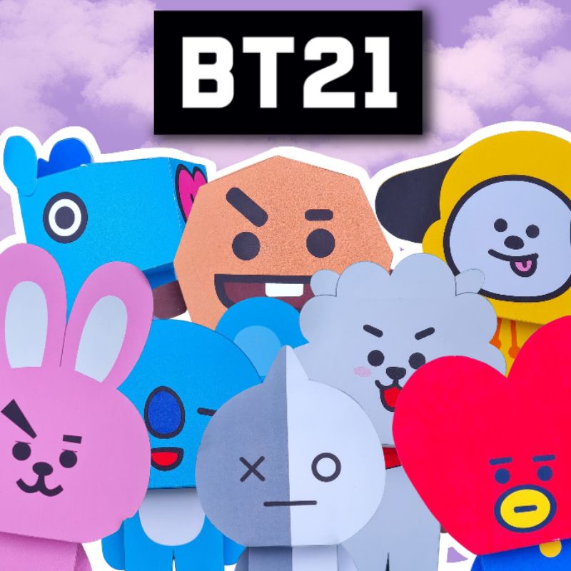 BT21 / BTS Papercraft Version 1 | Shopee Philippines