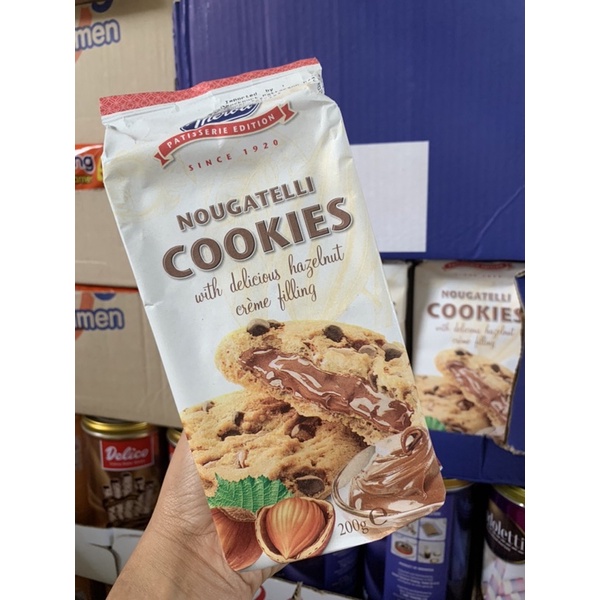 Nougatelli Cookies Original Merba 200g from Netherlands | Shopee ...