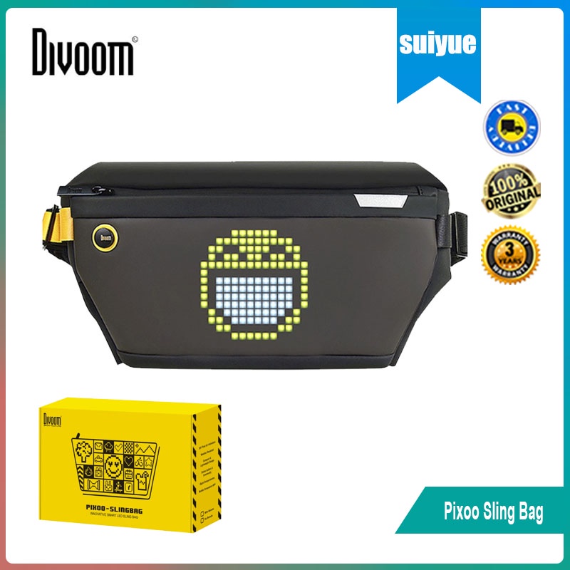 Divoom Pixoo Sling Bag Black | Shopee Philippines
