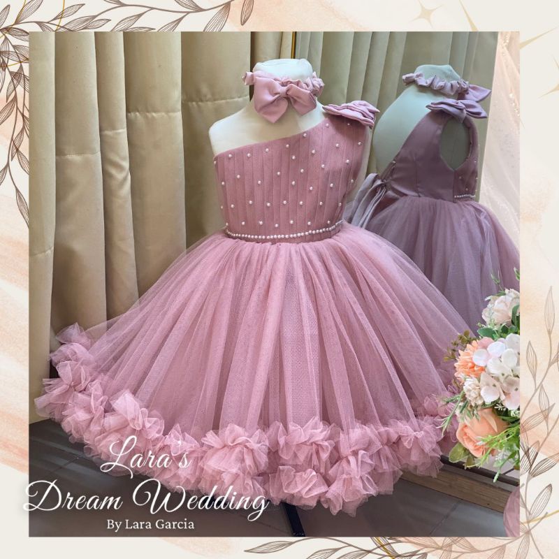 VENUS CUT KIDS TRENDY RAFFLES BIRTHDAY/PICTORIAL GOWN | Shopee Philippines