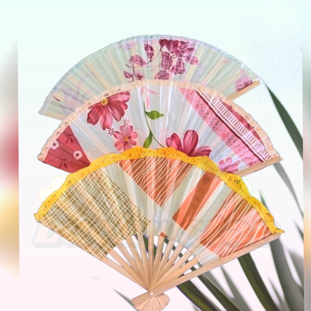 Wooden Folding Fan Handheld Cool Summer Abanico | Abaniko | Pamaypay ...