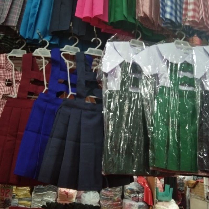JUMPER SCHOOL UNIFORM FIT KINDER TO GRADE1 | Shopee Philippines