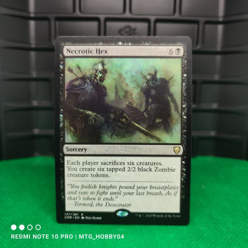 Necrotic Hex - mtg commander legends | Shopee Philippines