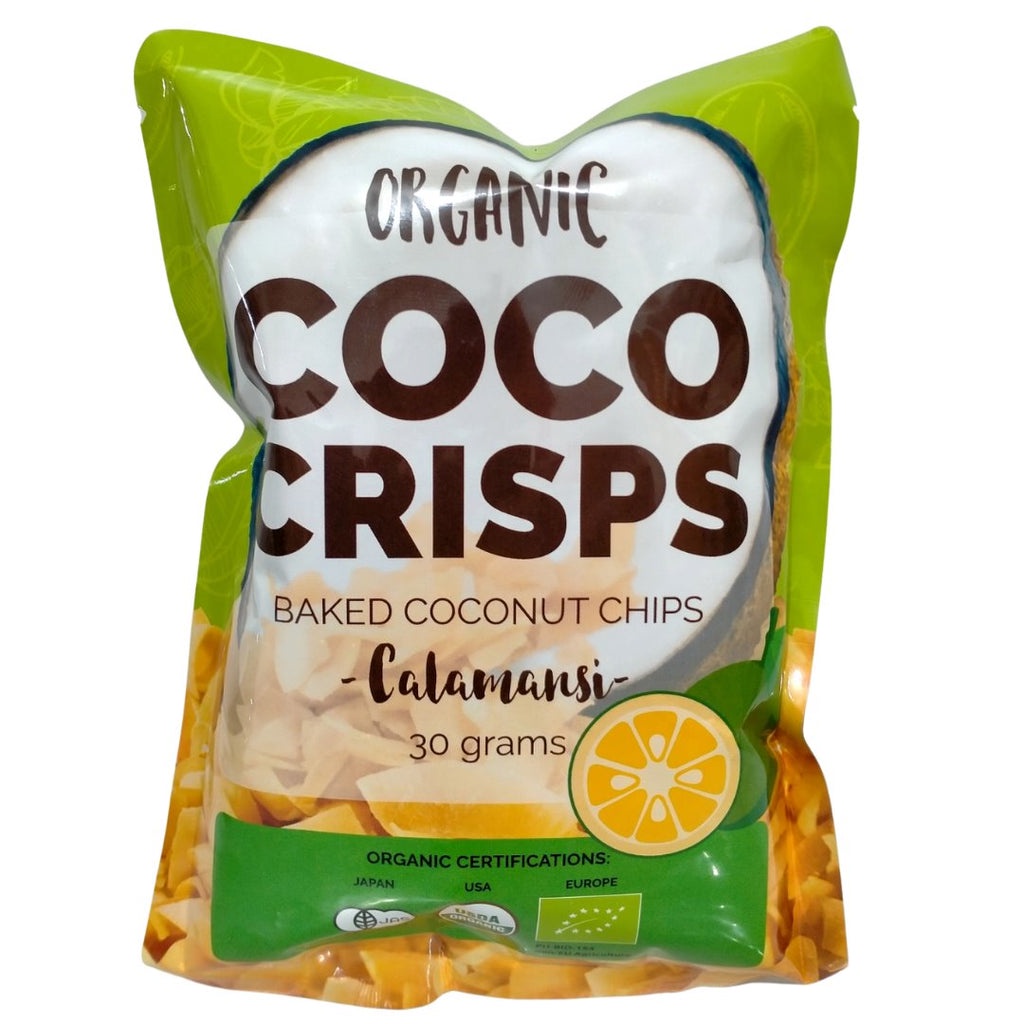 Organic Coco Crisps Baked Coconut Chips - Calamansi (30g) | Shopee ...