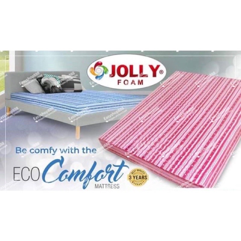 Original Jolly Eco Comfort Foam Mattress with 3 years warranty sticker ...
