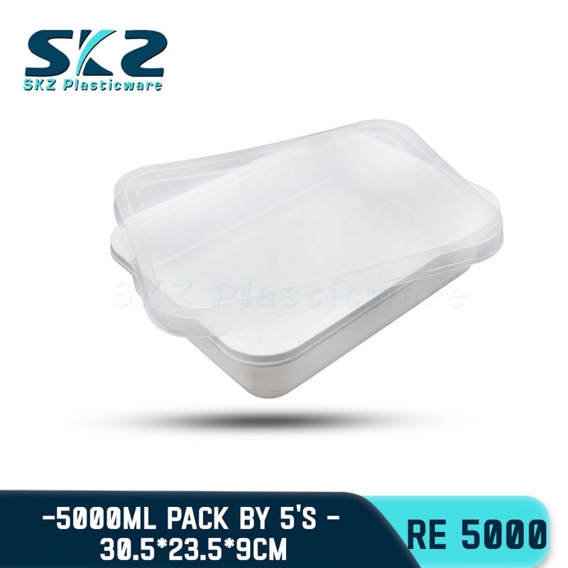 SKZ white PARTY TRAY RECTANGULAR SERIES RE5000 ENVIRONMENTAL FRIENDLY ...