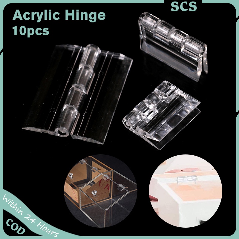 10pcs Acrylic Hinges Clear Mini Folding Hinge Lucite Hinge | Shopee ...