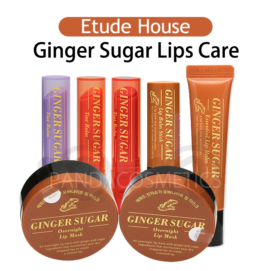 [ETUDE] Ginger Sugar Overnight Lip Mask, Ginger Sugar Essential Lip ...