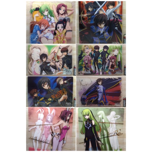 Code Geass Anime Visual Poster / Carddass Jumbo | Shopee Philippines