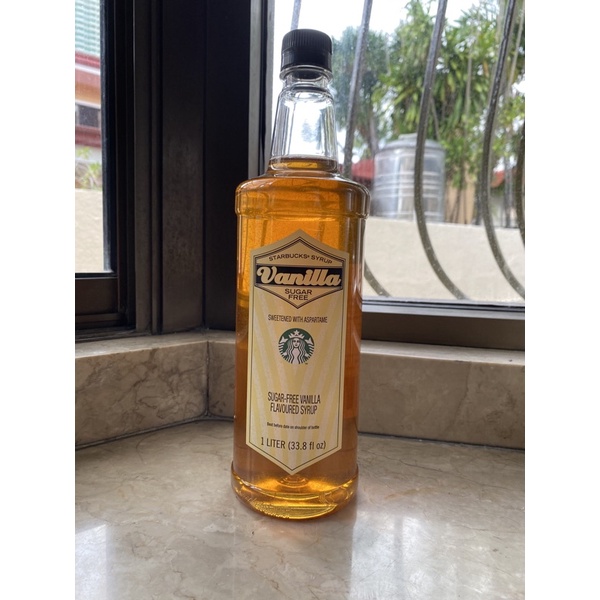 Starbucks Vanilla Sugar Free Syrup 1L | Shopee Philippines