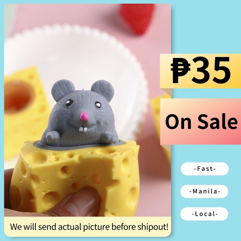 Squish Mouse Cheese Toys / Squishy pop it Toys / pop Squeeze Toys it / Christmas toys / E04052 ...