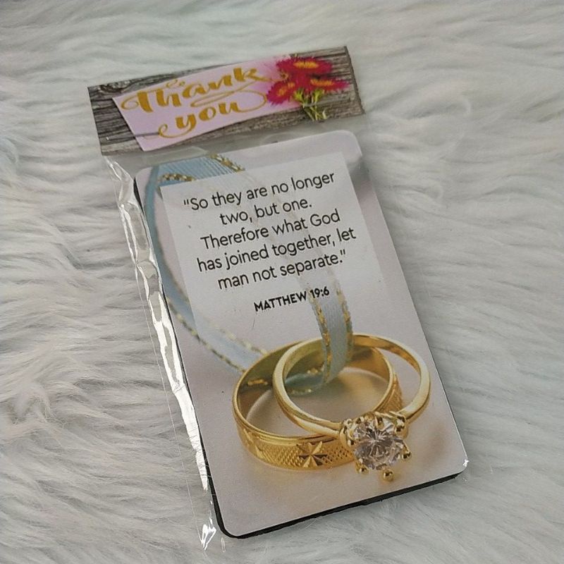 Ref magnet Wedding Bible Verse | Shopee Philippines