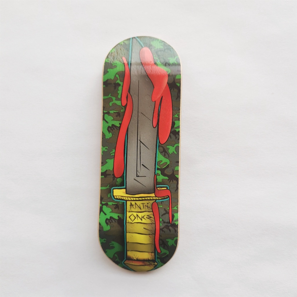 Fingerboard Deck 32mm Wide Real Wear Graphic 5 layer Canadian Maple ...